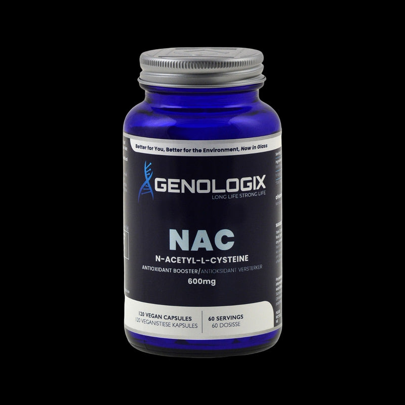 Genologix - NAC (N-Acetyl L-Cysteine) 600mg (60 servings x 120 capsule ...