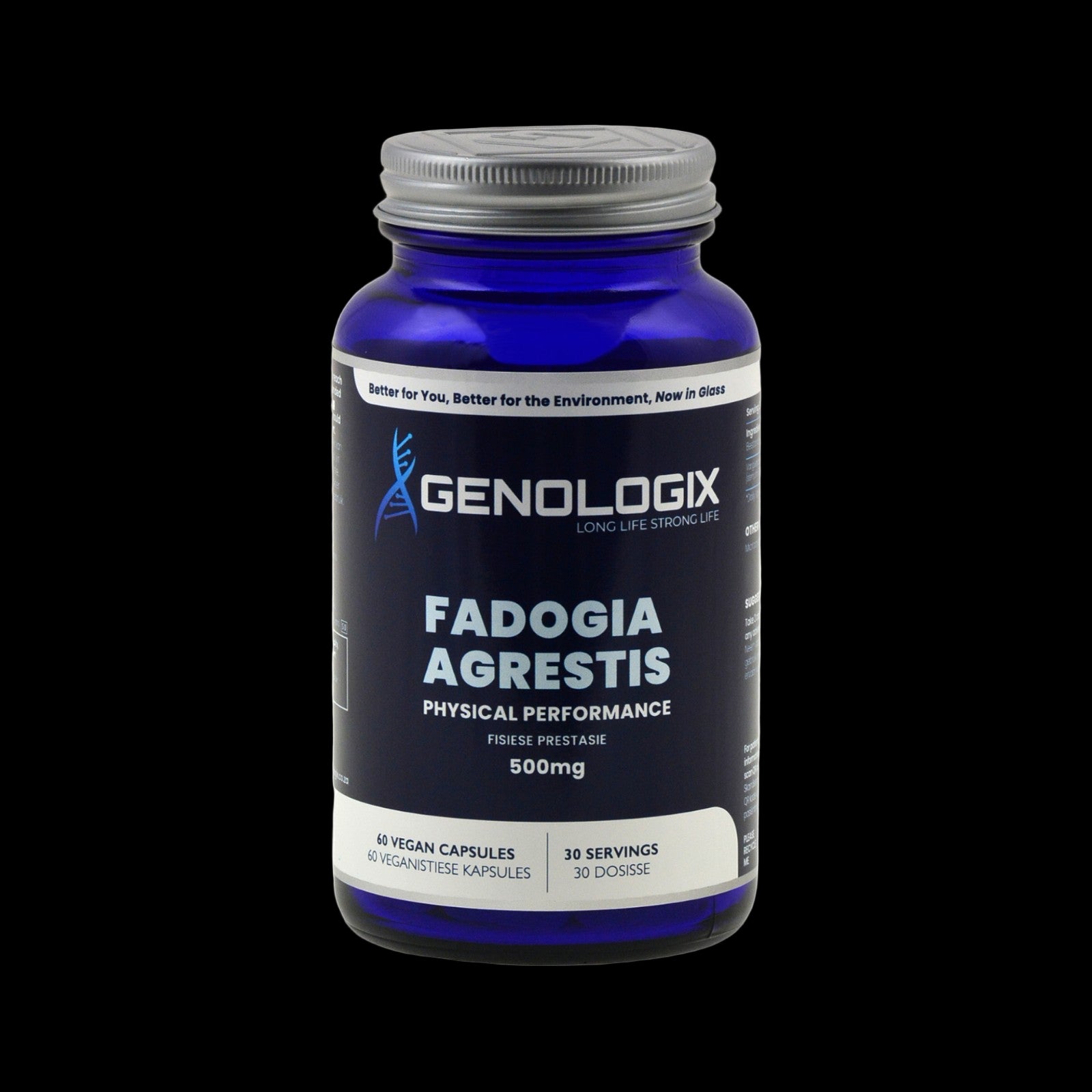 Genologix - Fadogia Agrestis 500mg (30 Servings x 60 Capsules) [L4 ...